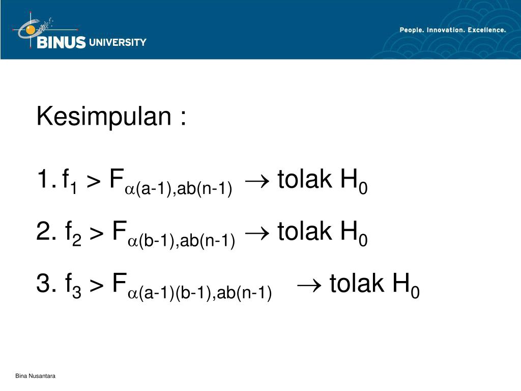 PPT - Analisis Ragam dan Peragam (I) Pertemuan 23 PowerPoint ...