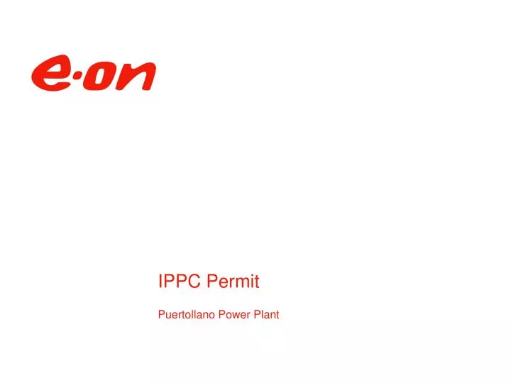 PPT - IPPC Permit PowerPoint Presentation, free download - ID:6786019