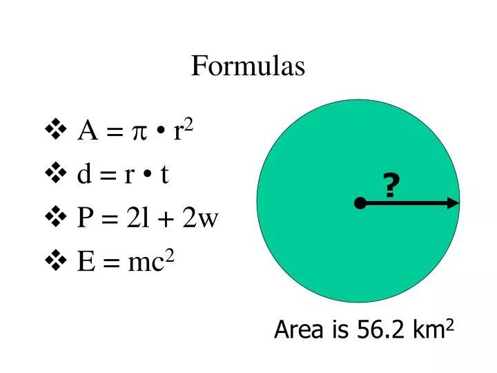 PPT - Formulas PowerPoint Presentation, free download - ID:6786127