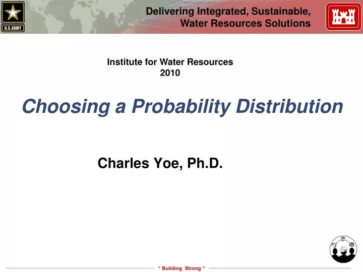 PPT - Choosing a Probability Distribution PowerPoint Presentation, free ...