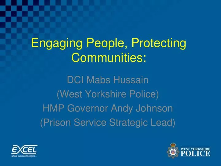 PPT - Engaging People, Protecting Communities: PowerPoint Presentation ...