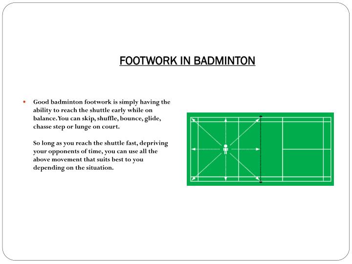 PPT - FUNDAMNETAL SKILLS OF BADMINTON GAME PHYSICAL EDUCATION I & II ...