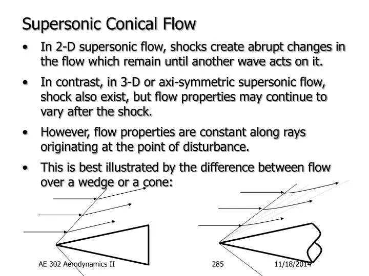 PPT - Supersonic Conical Flow PowerPoint Presentation, free download ...