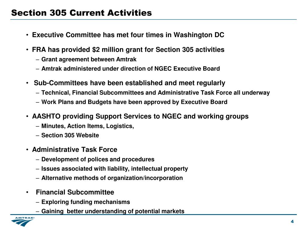 PPT - PRIIA Section 305 Next Generation Equipment Pool Committee ...