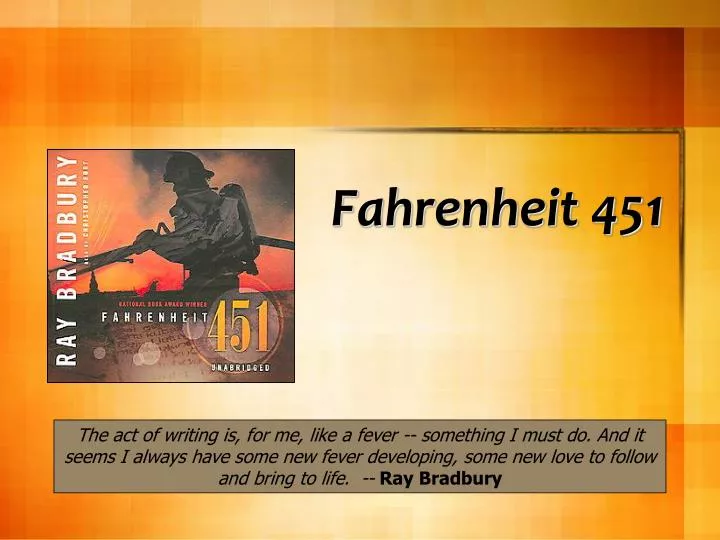 PPT - Fahrenheit 451 PowerPoint Presentation, free download - ID:6790539