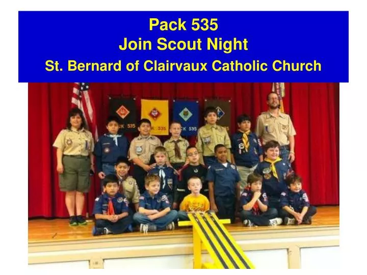 PPT - Pack 535 Join Scout Night PowerPoint Presentation, free download ...
