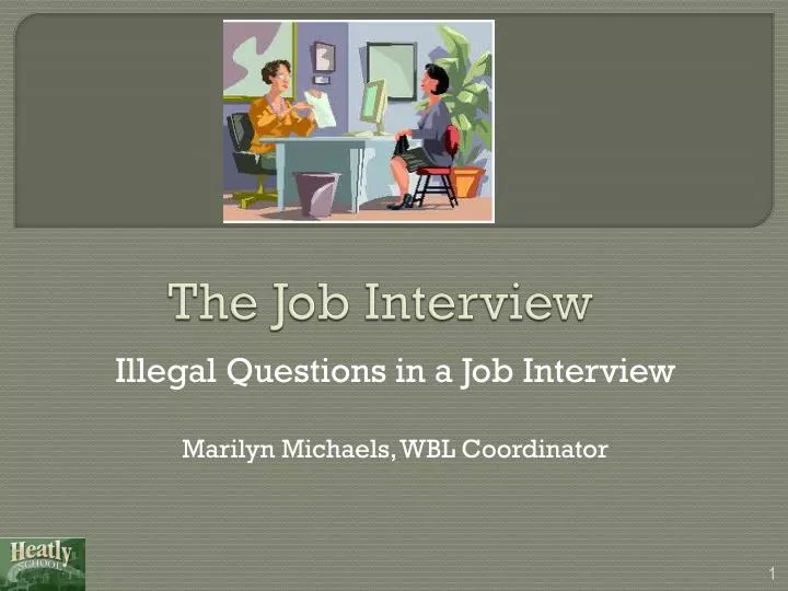 PPT - The Job Interview PowerPoint Presentation, free download - ID:6791284