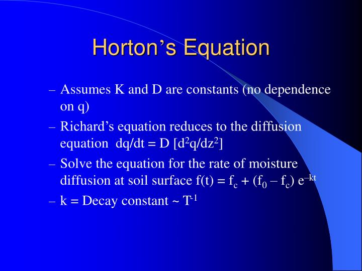 PPT - Infiltration, Runoff and Stream flow PowerPoint Presentation - ID ...