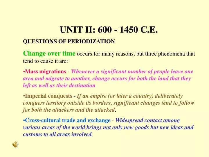 PPT - UNIT II: 600 - 1450 C.E. PowerPoint Presentation, free download ...