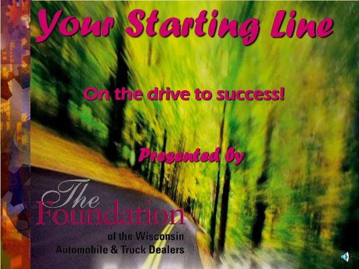 PPT - Your Starting Line PowerPoint Presentation, free download - ID ...