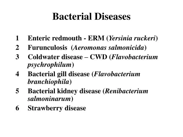 PPT - Bacterial Diseases PowerPoint Presentation, free download - ID ...