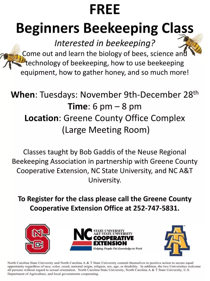 PPT - Beekeeping flyer 1 PowerPoint Presentation, free download - ID ...