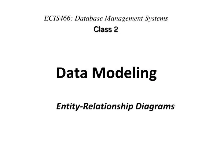 PPT - Data Modeling PowerPoint Presentation, free download - ID:6792352