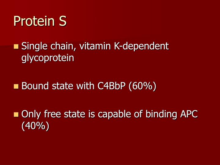 PPT - Protein C and Protein S Deficiency PowerPoint Presentation - ID ...