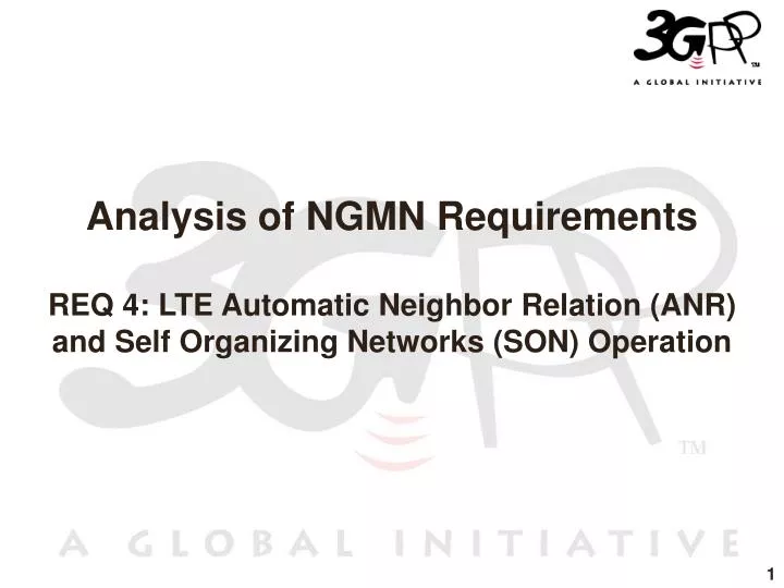 PPT - LTE Automatic Neighbor Relation (ANR) PowerPoint Presentation ...
