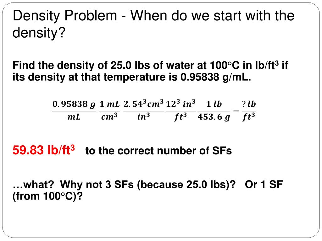 PPT Density Problem Where Do I Start PowerPoint Presentation Free