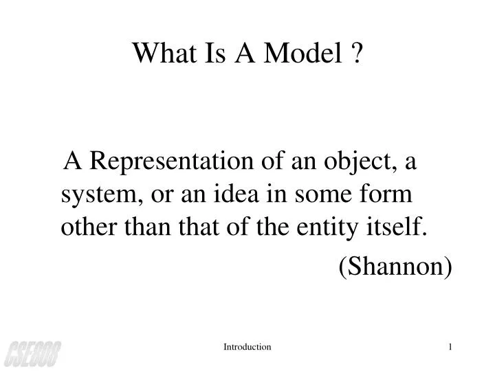 PPT - What Is A Model ? PowerPoint Presentation, free download - ID:6793486