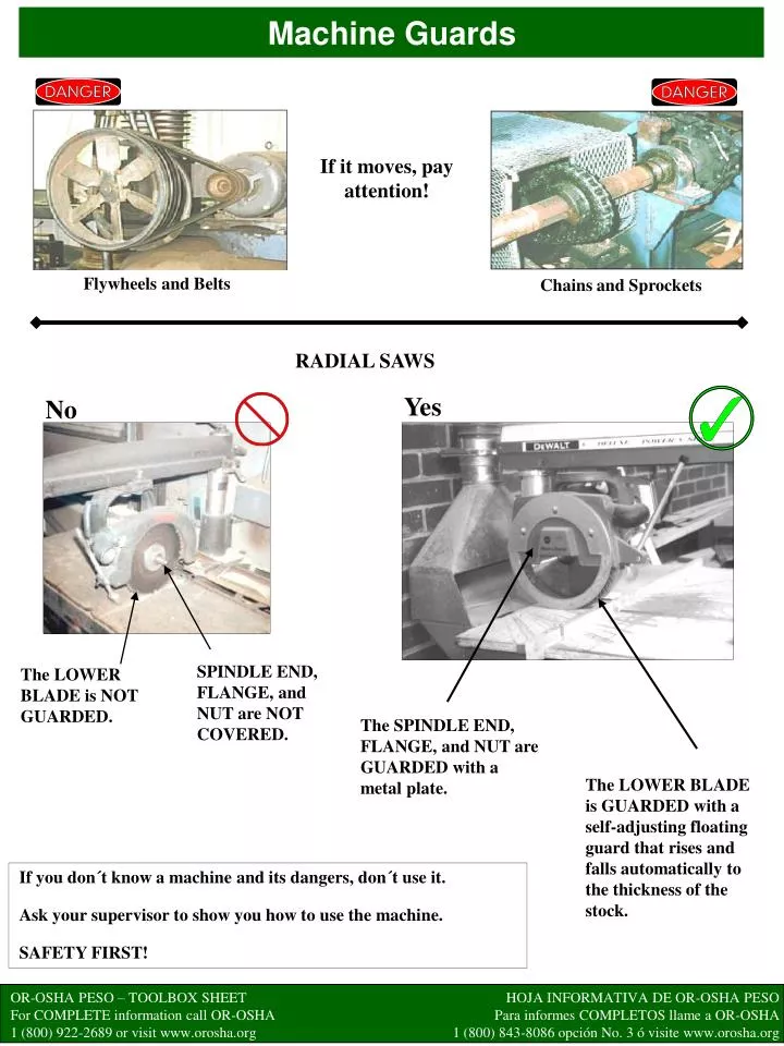 PPT - If you don´t know a machine and its dangers, don´t use it ...