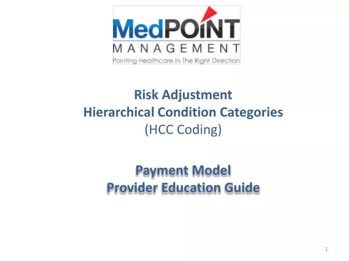 PPT - Risk Adjustment Hierarchical Condition Categories (HCC Coding ...