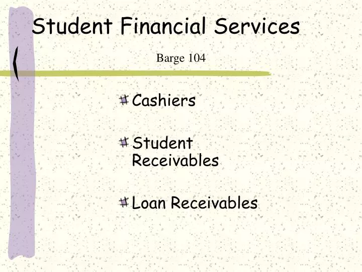 PPT - Student Financial Services PowerPoint Presentation, free download ...