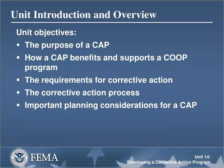 PPT - Unit Introduction and Overview PowerPoint Presentation, free ...