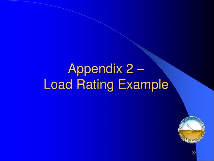 PPT - ODOT BRIDGE LOAD RATING PowerPoint Presentation - ID:6794839