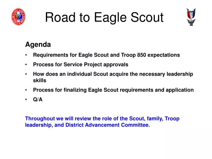 PPT - Road to Eagle Scout PowerPoint Presentation, free download - ID ...