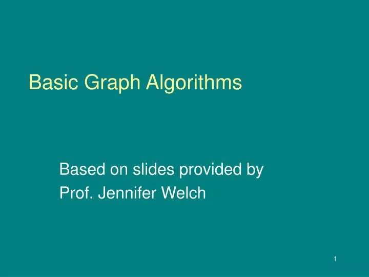PPT - Basic Graph Algorithms PowerPoint Presentation, free download ... PPT - Basic Graph Algorithms PowerPoint Presentation, free download ...