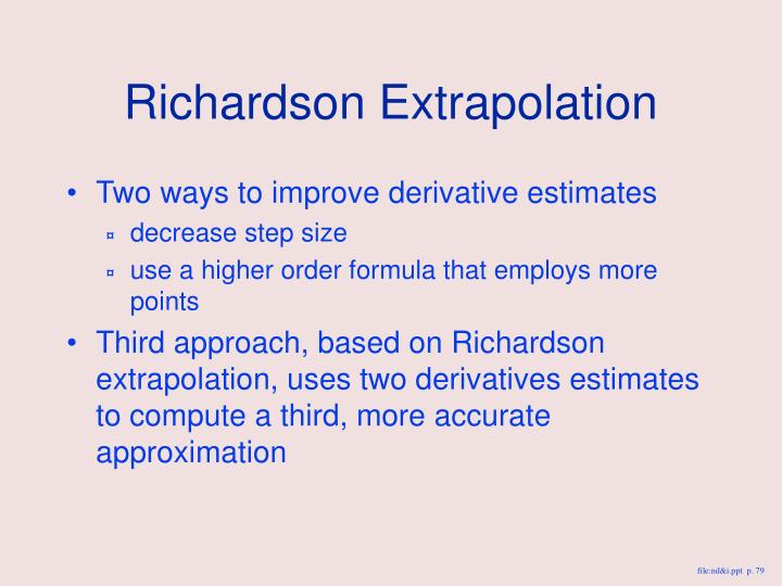 PPT - NUMERICAL DIFFERENTIATION AND INTEGRATION PowerPoint Presentation ...