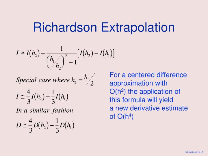 PPT - NUMERICAL DIFFERENTIATION AND INTEGRATION PowerPoint Presentation ...