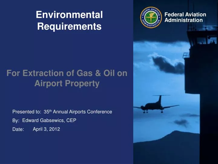 PPT - Environmental Requirements PowerPoint Presentation, free download ...