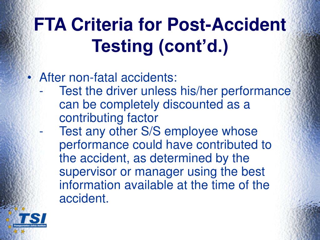 PPT - 4th Annual FTA Drug and Alcohol Program National Conference ...