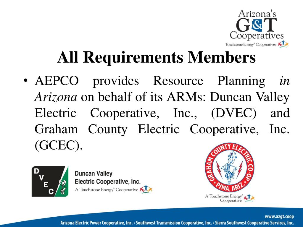 PPT - Arizona Electric Power Cooperative, Inc. PowerPoint Presentation ...