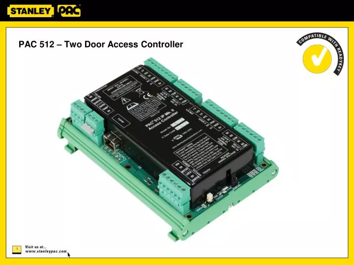 PPT - PAC 512 – Two Door Access Controller PowerPoint Presentation ...
