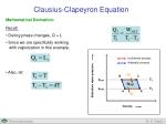 PPT - Clausius-Clapeyron Equation PowerPoint Presentation - ID:6798048