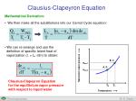 PPT - Clausius-Clapeyron Equation PowerPoint Presentation - ID:6798048