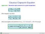 PPT - Clausius-Clapeyron Equation PowerPoint Presentation - ID:6798048
