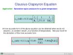 PPT - Clausius-Clapeyron Equation PowerPoint Presentation - ID:6798048