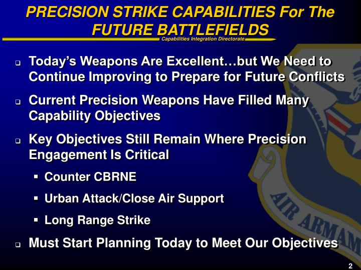PPT - Precision Strike Summer PEO Forum PowerPoint Presentation - ID ...