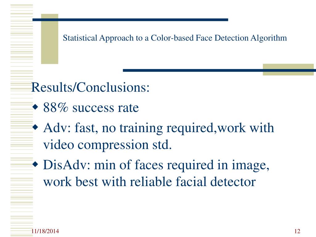 Ppt Statistical Approach To A Color Based F Ace Detection Algorithm Powerpoint Presentation 6969