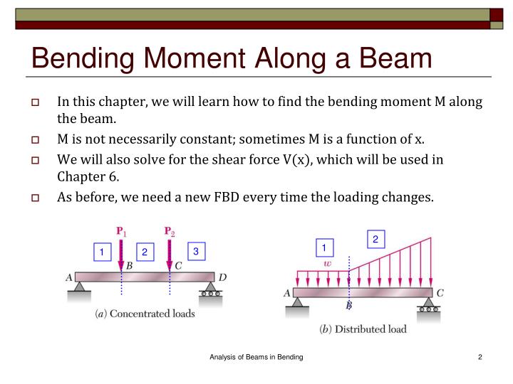 PPT - Analysis of Beams in Bending (5.1-5.3) PowerPoint Presentation ...