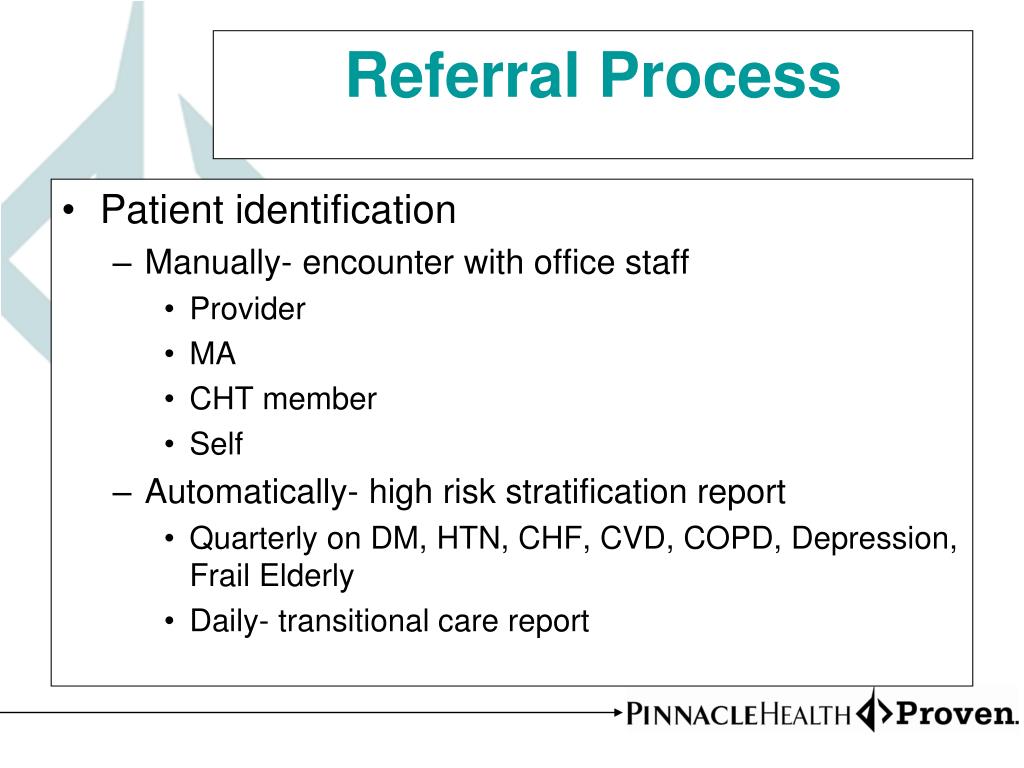 PPT - Community Health Team Care Management Process PinnacleHealth ...