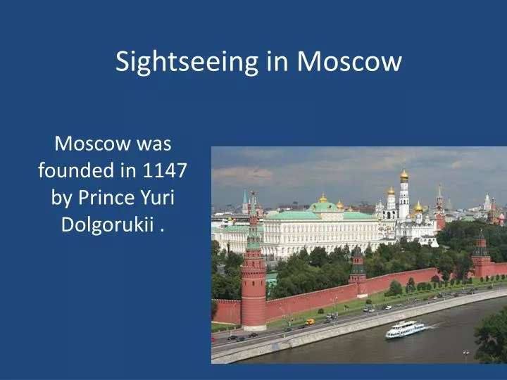 PPT - Sightseeing in Moscow PowerPoint Presentation, free download - ID ...