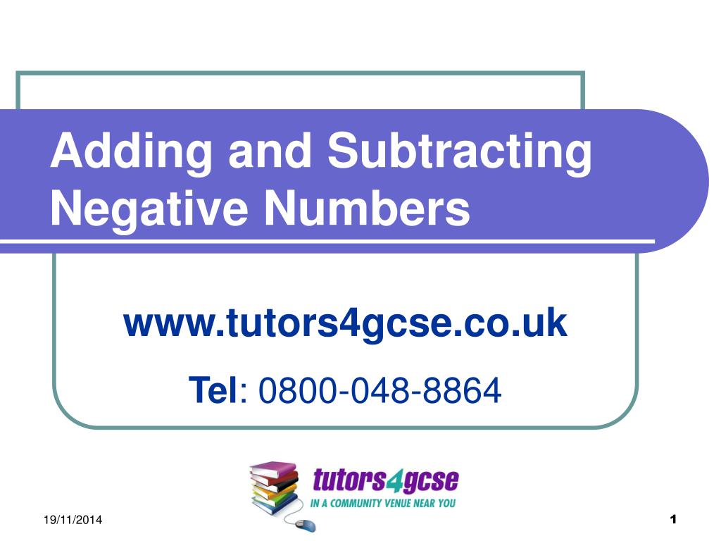 PPT Adding And Subtracting Negative Numbers PowerPoint Presentation