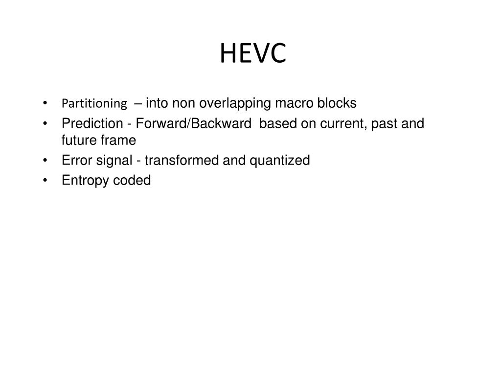 Ppt Analysis Of Motion Estimation Algorithm Hevc Using Multi Core Processing Powerpoint 8704