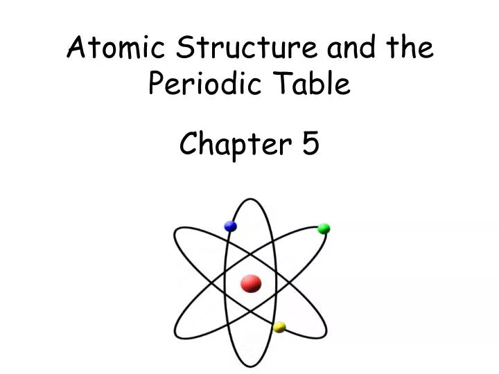 PPT - Atomic Structure and the Periodic Table PowerPoint Presentation ...