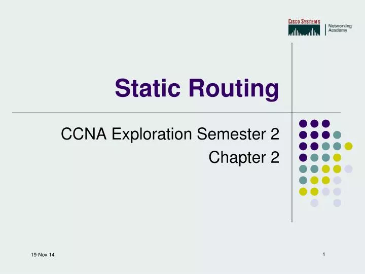 PPT - Static Routing PowerPoint Presentation, free download - ID:6803917