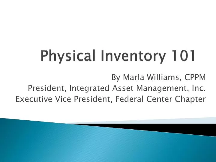 PPT - Physical Inventory 101 PowerPoint Presentation, free download ...