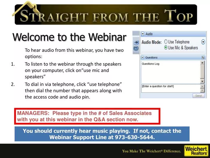 PPT - Welcome to the Webinar PowerPoint Presentation, free download ...