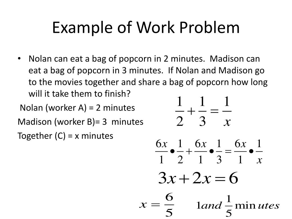 PPT 10 7 Solving Rational Equations In Word Problems PowerPoint